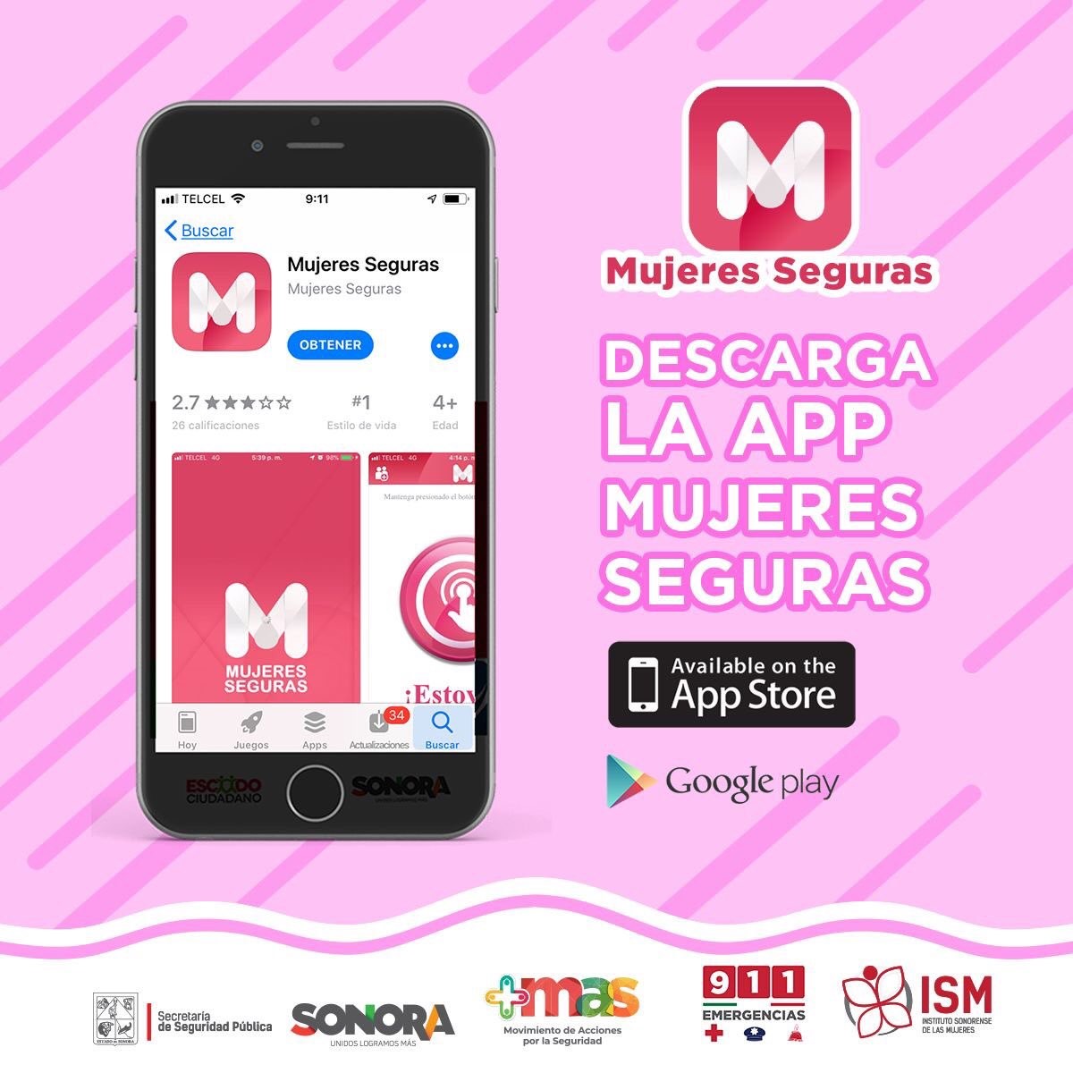 Descargan 24 Mil App Para Protección De La Mujer
