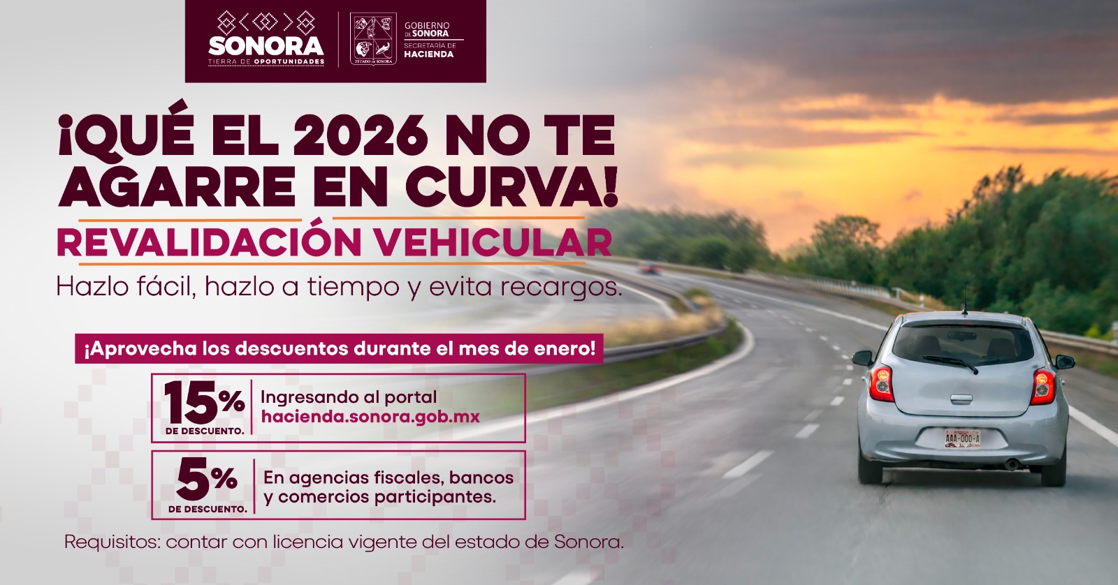 Gobierno de Sonora otorga descuentos por pronto pago en revalidación ...